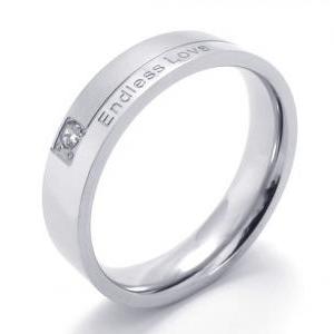 Endless Love Promise Ring Band For Her - 5 Thru 9 (available In 2 ...