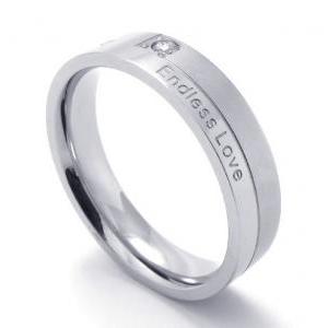Endless Love Promise Ring Band For Her - 5 Thru 9 (available In 2 ...